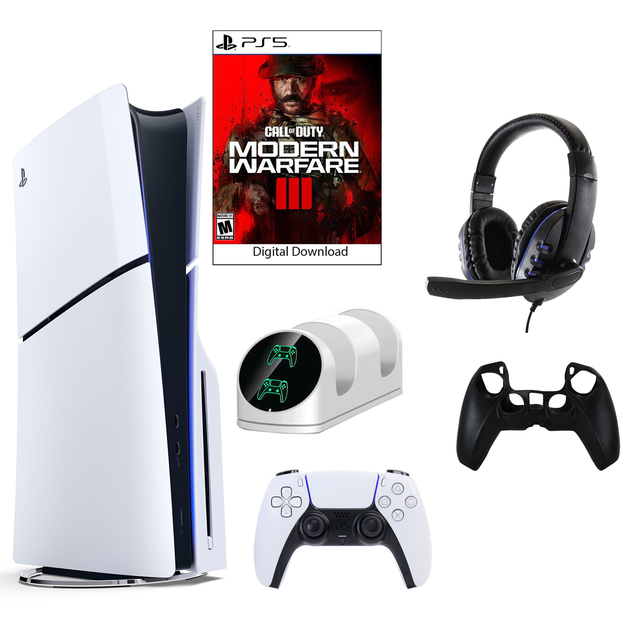 Sony PS5 Slim, COD Modern Warfare III Bundle-1TB SSD, DualSense ...