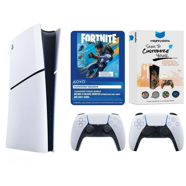 Sony PlayStation 5 Disc Fortnite Flowering Chaos Bundle with Extra ...
