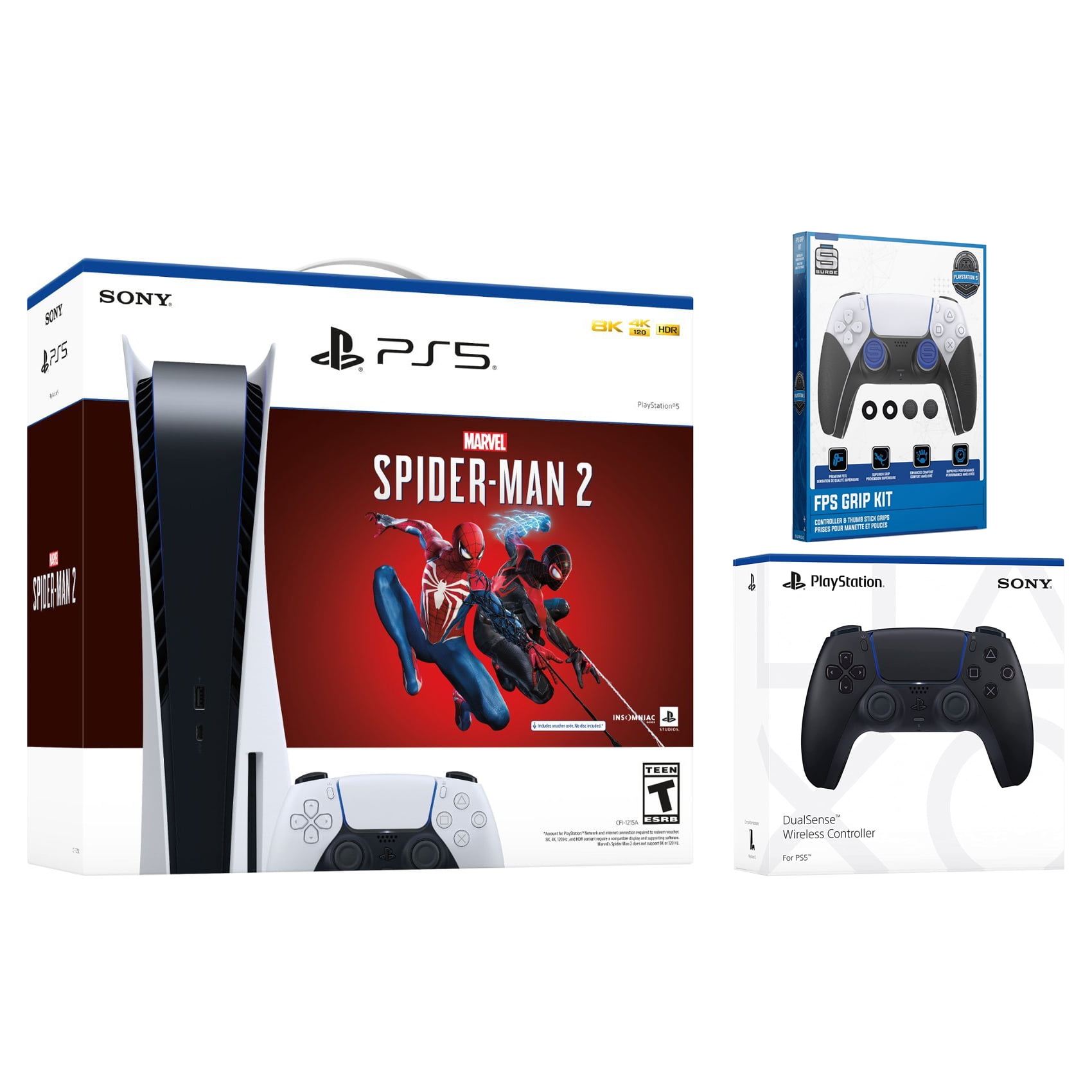 Sony PlayStation 5 Disc Marvel’s Spider-Man 2 Bundle with Extra ...