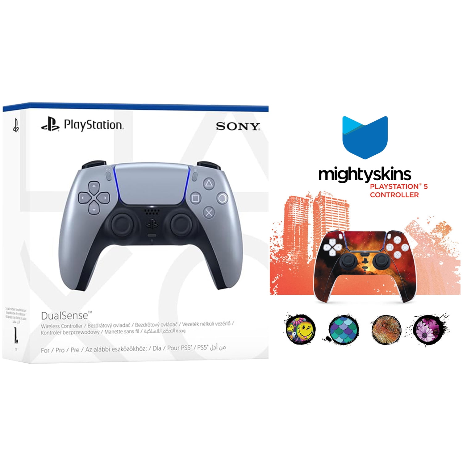 Sony PlayStation 5 DualSense Wireless Controller with MightySkins ...