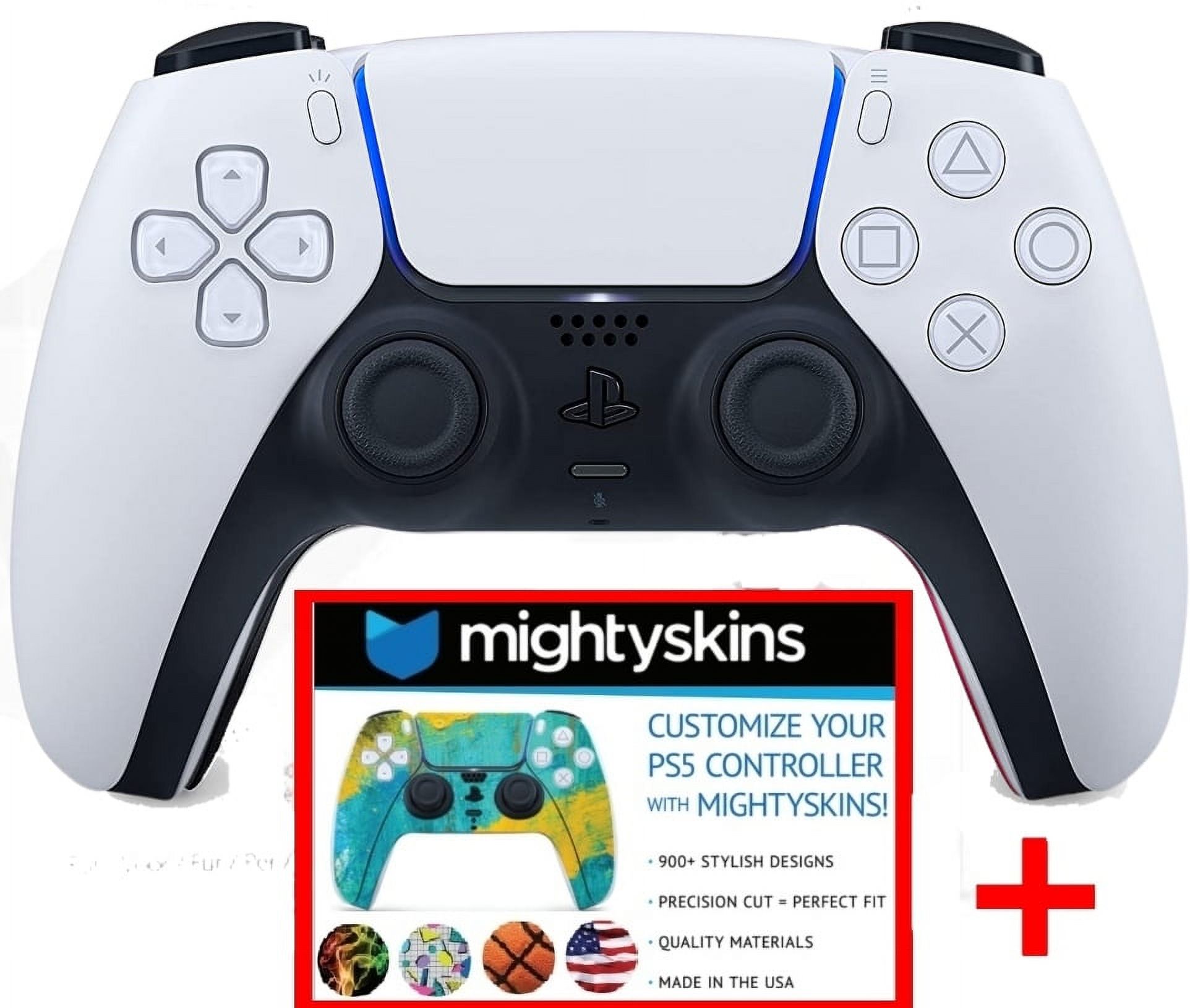 Sony PS5 DualSense Wireless Controller - White - Walmart.com