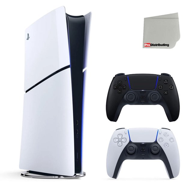 Sony PS5 Slim Digital Console, 1TB SSD, 4K, HDR, 3D Audio, Extra ...