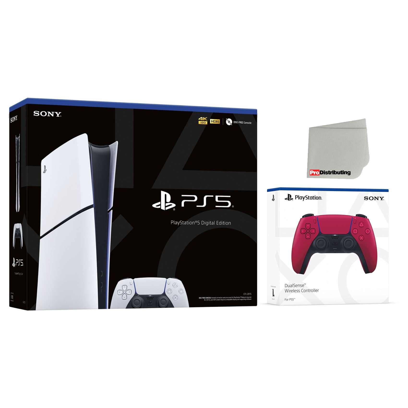 Sony PlayStation 5 Slim Digital PS5 Video Game Console with Extra ...