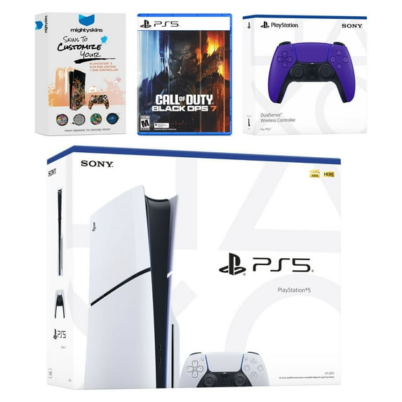 Sony PlayStation 5 Slim Disc Bundle with Call of Duty Black Ops 7 Game ...