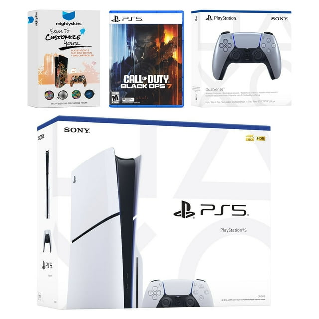 Sony PlayStation 5 Slim Disc Bundle with Call of Duty Black Ops 7 Game ...