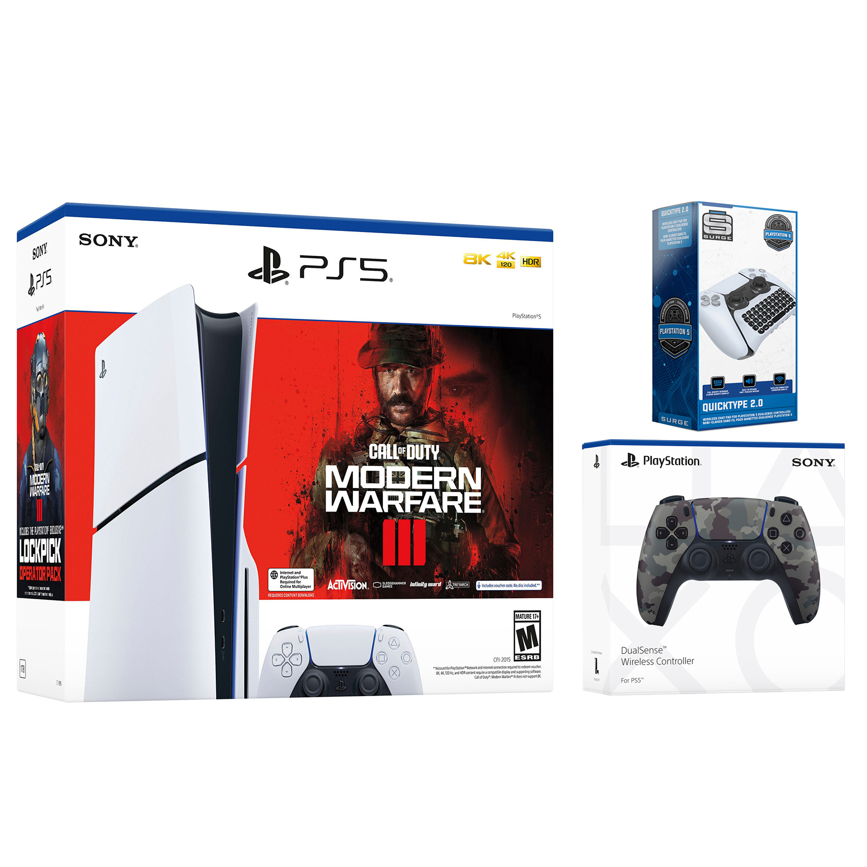 Sony PlayStation 5 Slim Disc Call of Duty Modern Warfare 3 Bundle with ...