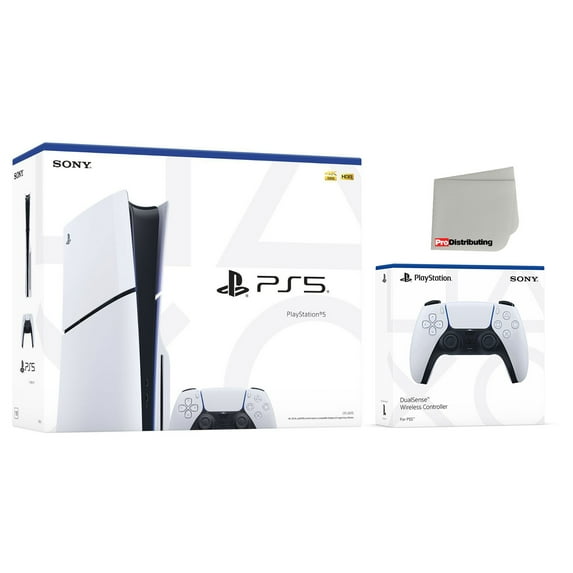 Sony PlayStation 5 Slim PS5 Console with 1TB SSD, 4K-TV Gaming & Extra ...