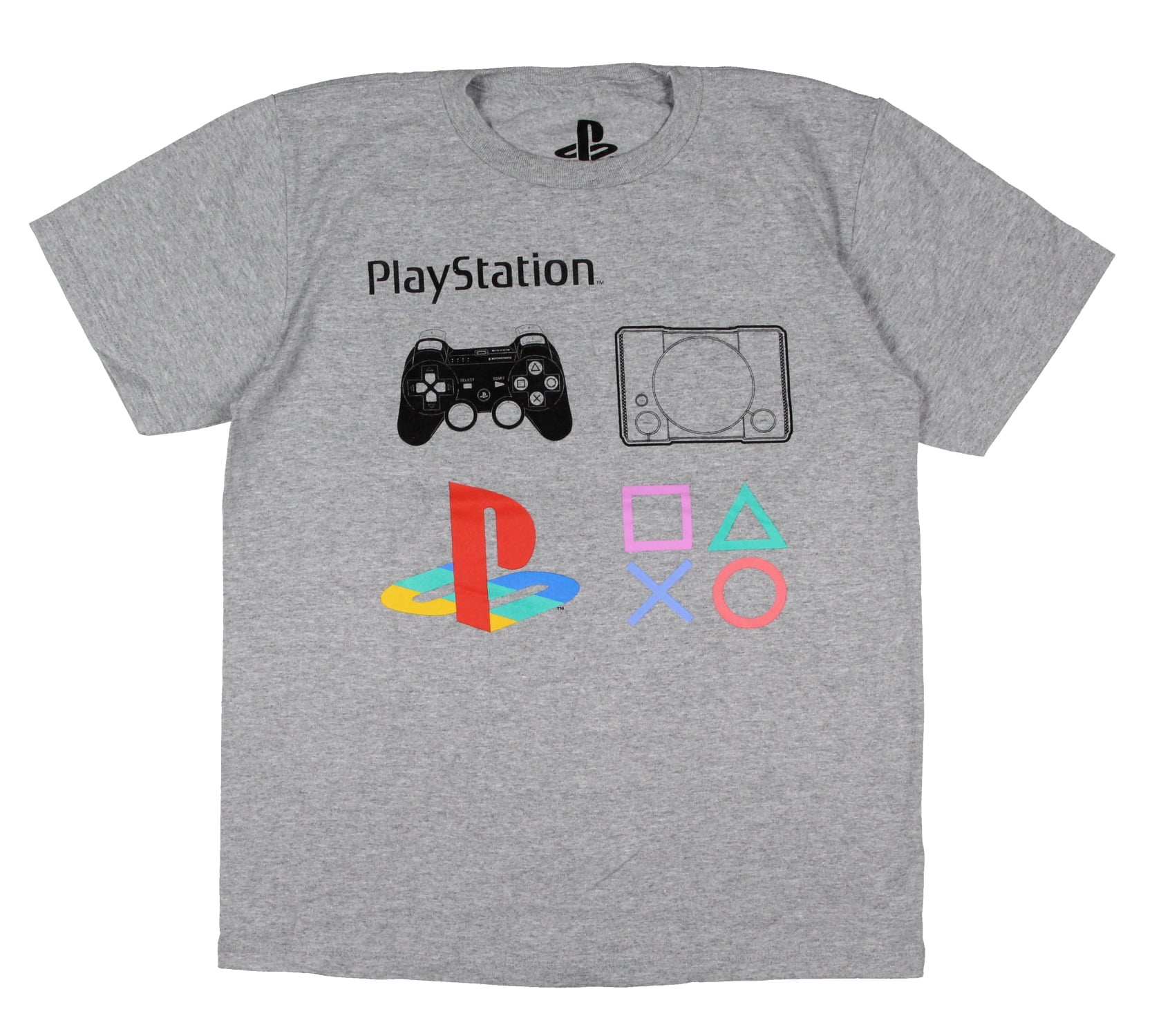 Sony PlayStation Boys' Console and Gaming Graphics Designs T-Shirt ...