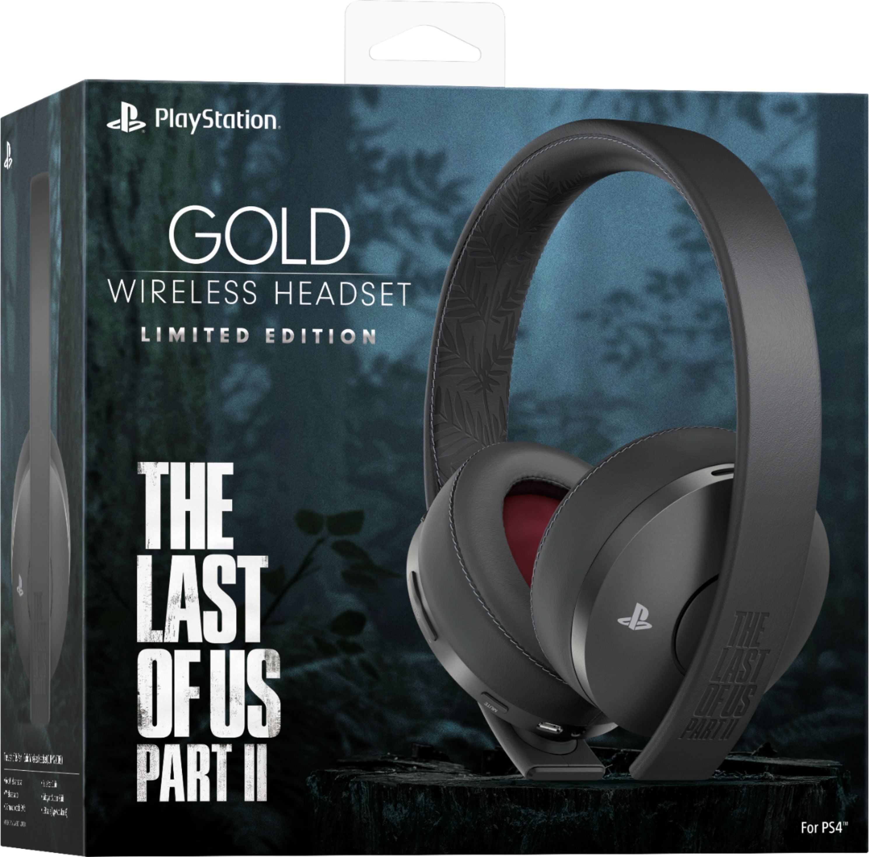 Sony Playstation Gold Wireless Headset 7 1 Surround Sound Ps4 The