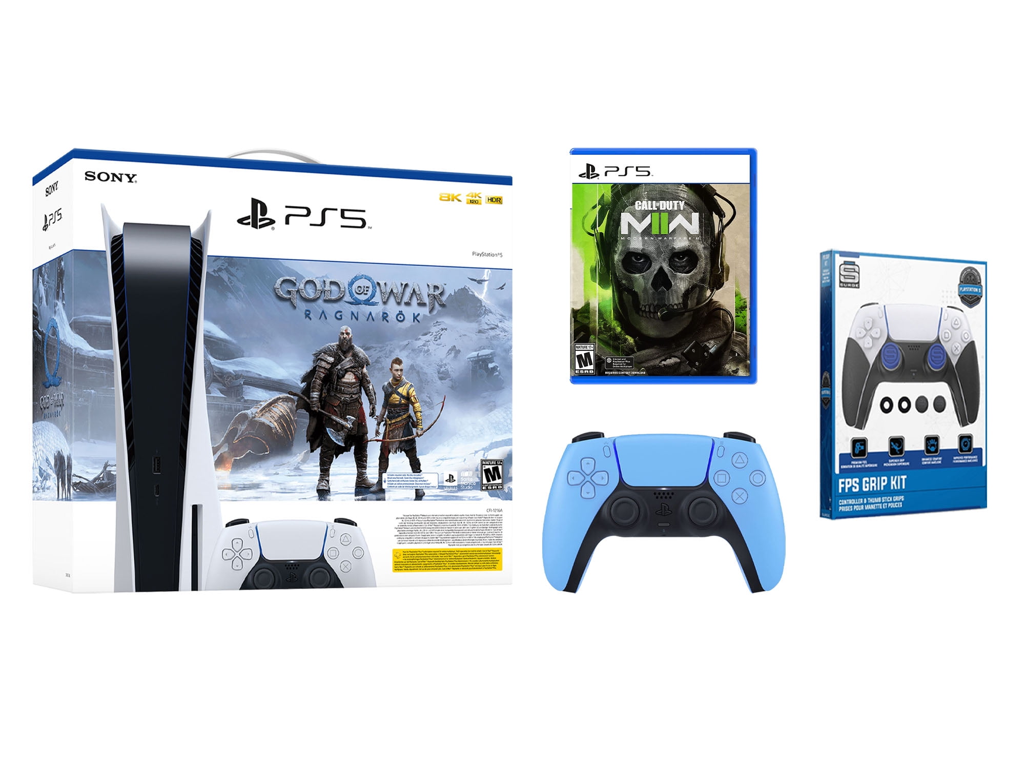Sony Playstation 5 Disc Edition God of War Ragnarök Bundle with Extra ...