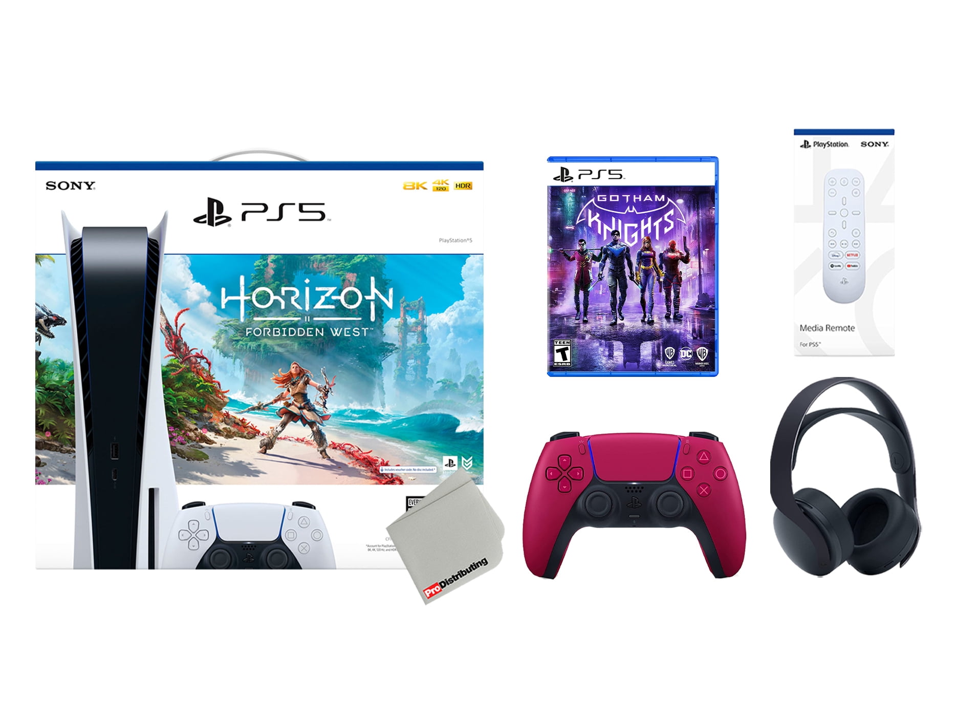 Sony Playstation 5 Disc Horizon Forbidden West Bundle with Extra Cosmic ...