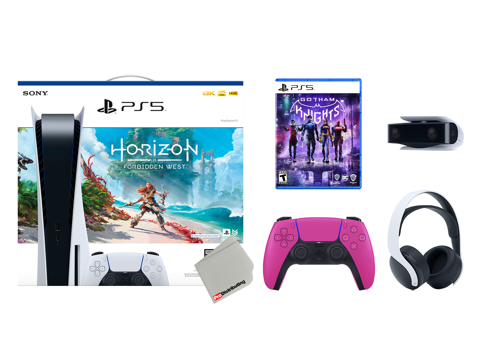 Sony Playstation 5 Disc Horizon Forbidden West Bundle with Extra Nova ...