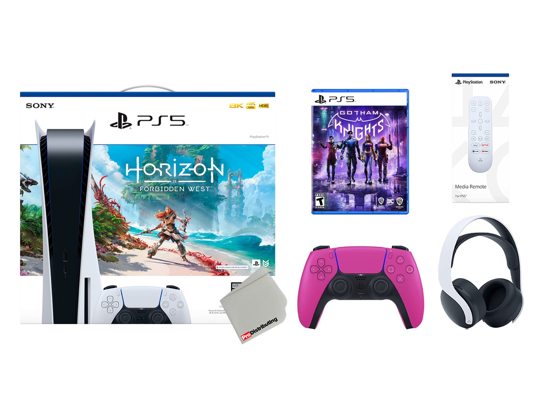 Sony Playstation 5 Disc Horizon Forbidden West Bundle with Extra Nova ...