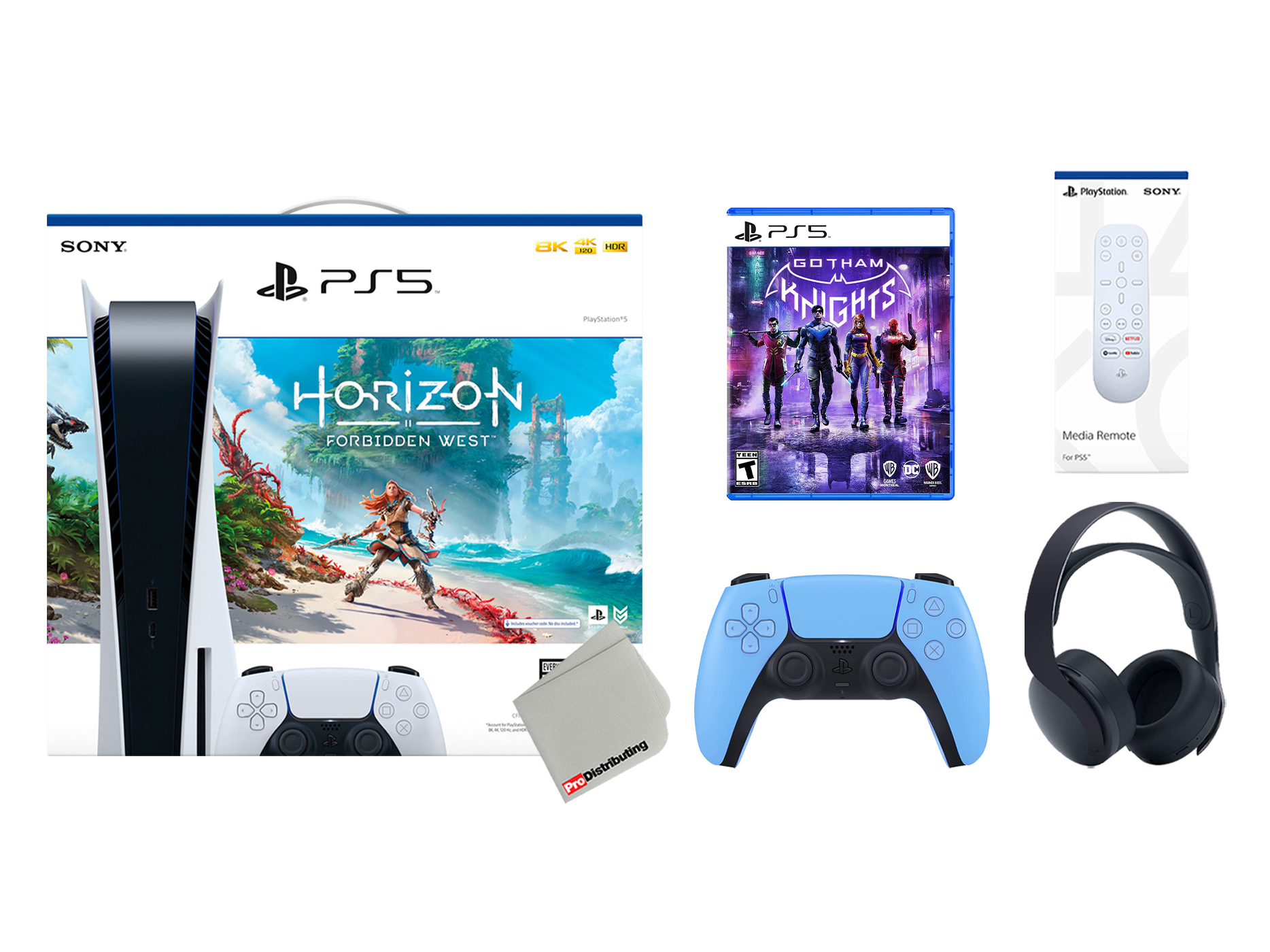 Sony Playstation 5 Disc Horizon Forbidden West Bundle with Extra ...