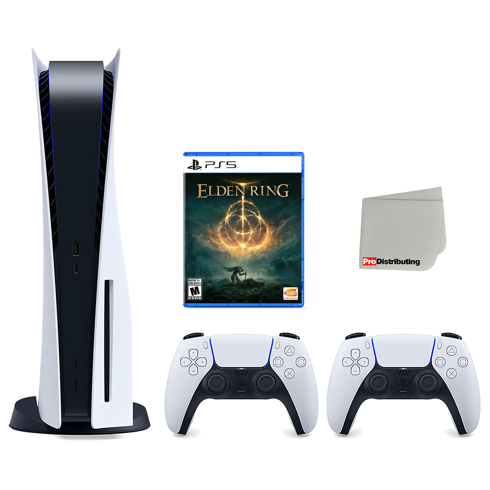 Sony Playstation 5 Disc Version Console with Extra White Controller ...