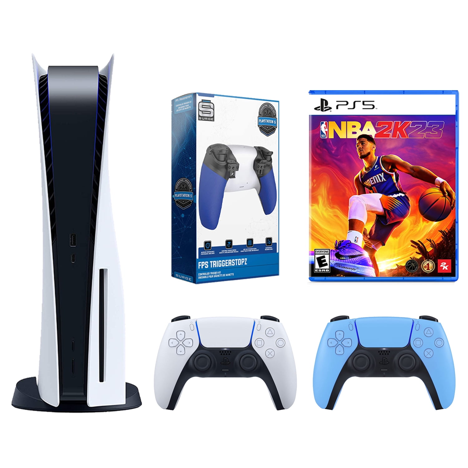 Sony Playstation 5 Disc with NBA 2K23, Extra Controller and Trigger Kit ...