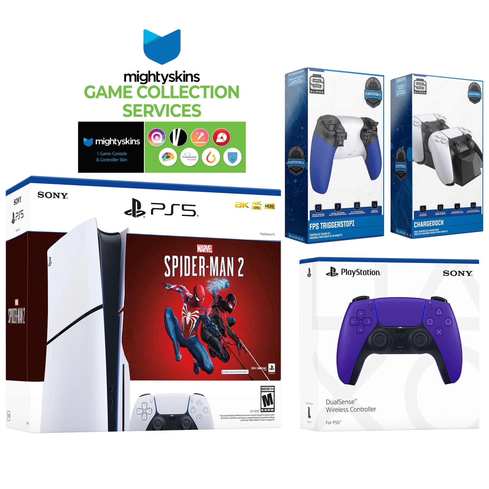 Sony Playstation 5 Slim Disc Marvel’s Spider-Man 2 Bundle with Extra ...