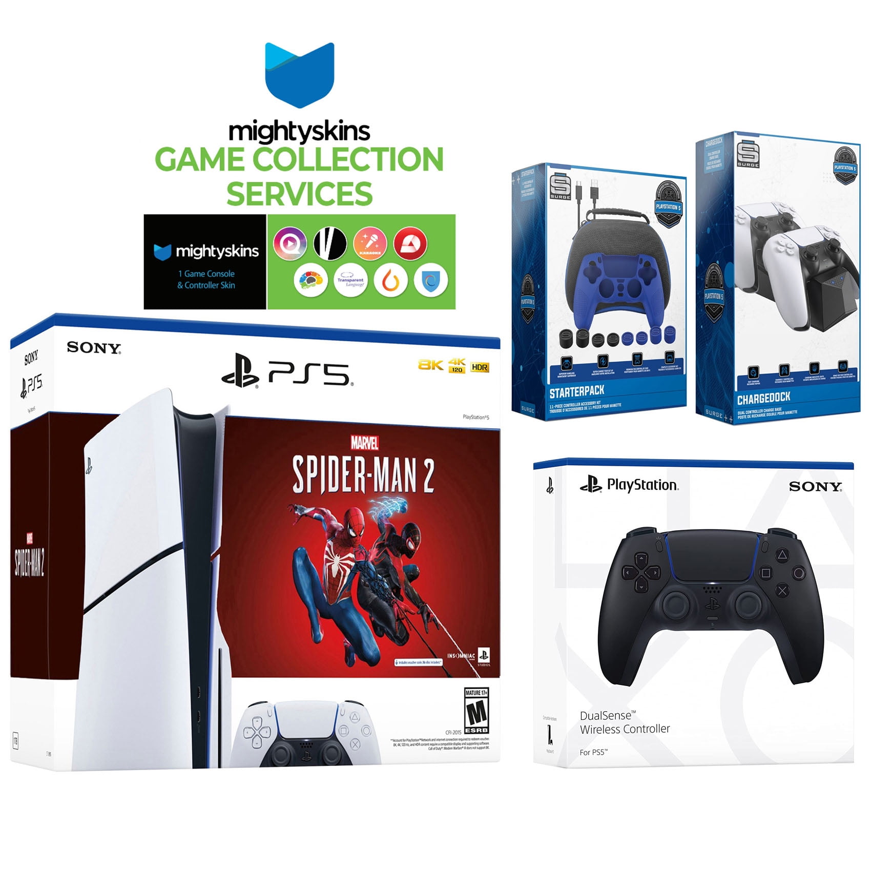 Sony Playstation 5 Slim Disc Marvel’s Spider-Man 2 Bundle with Extra ...