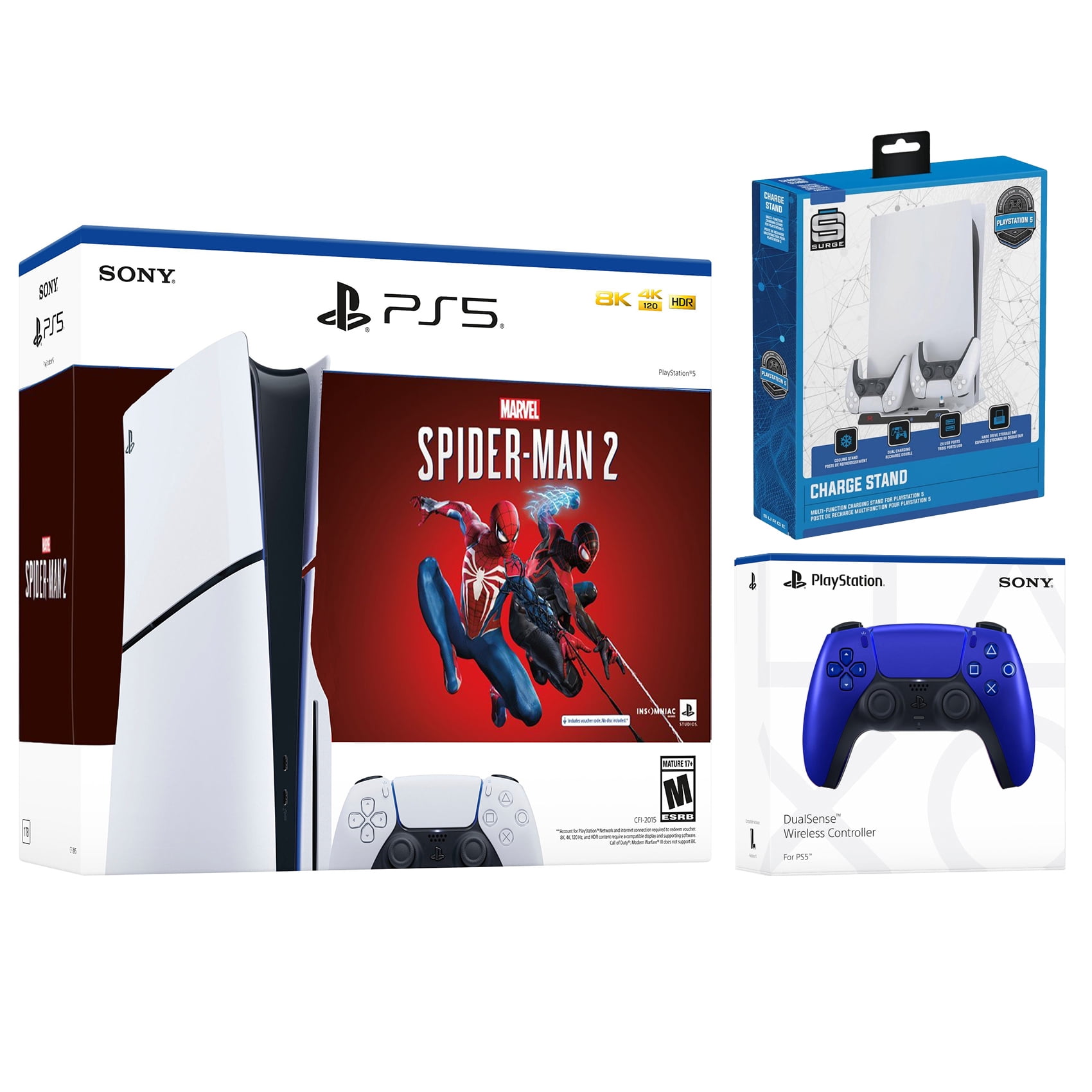 Sony Playstation 5 Slim Disc Marvel’s Spider-Man 2 Bundle with Extra ...