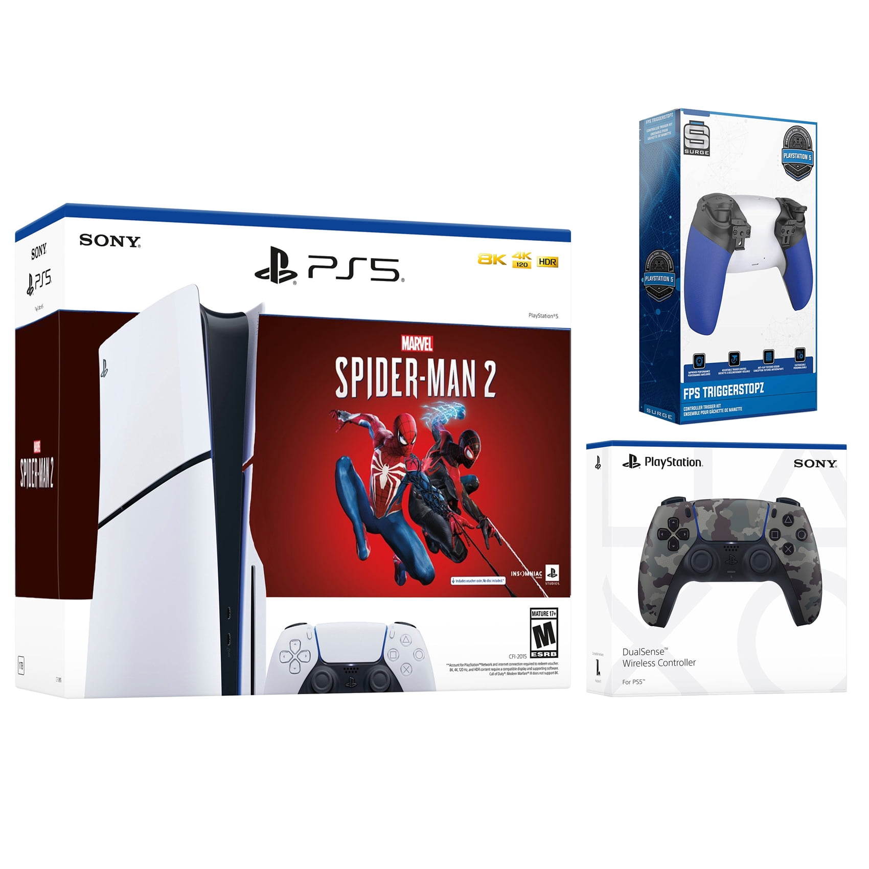 Sony Playstation 5 Slim Disc Marvel’s Spider-Man 2 Bundle with Extra ...
