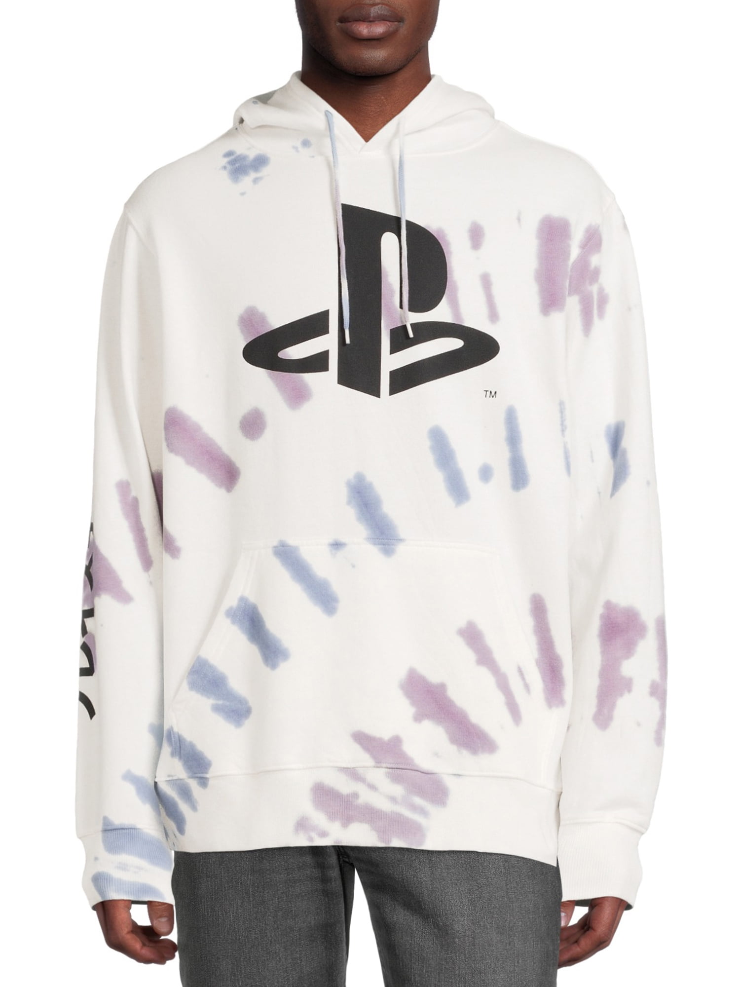 Sony Playstation Men's & Big Men's Tie Dye Graphic Hoodie - Walmart.com