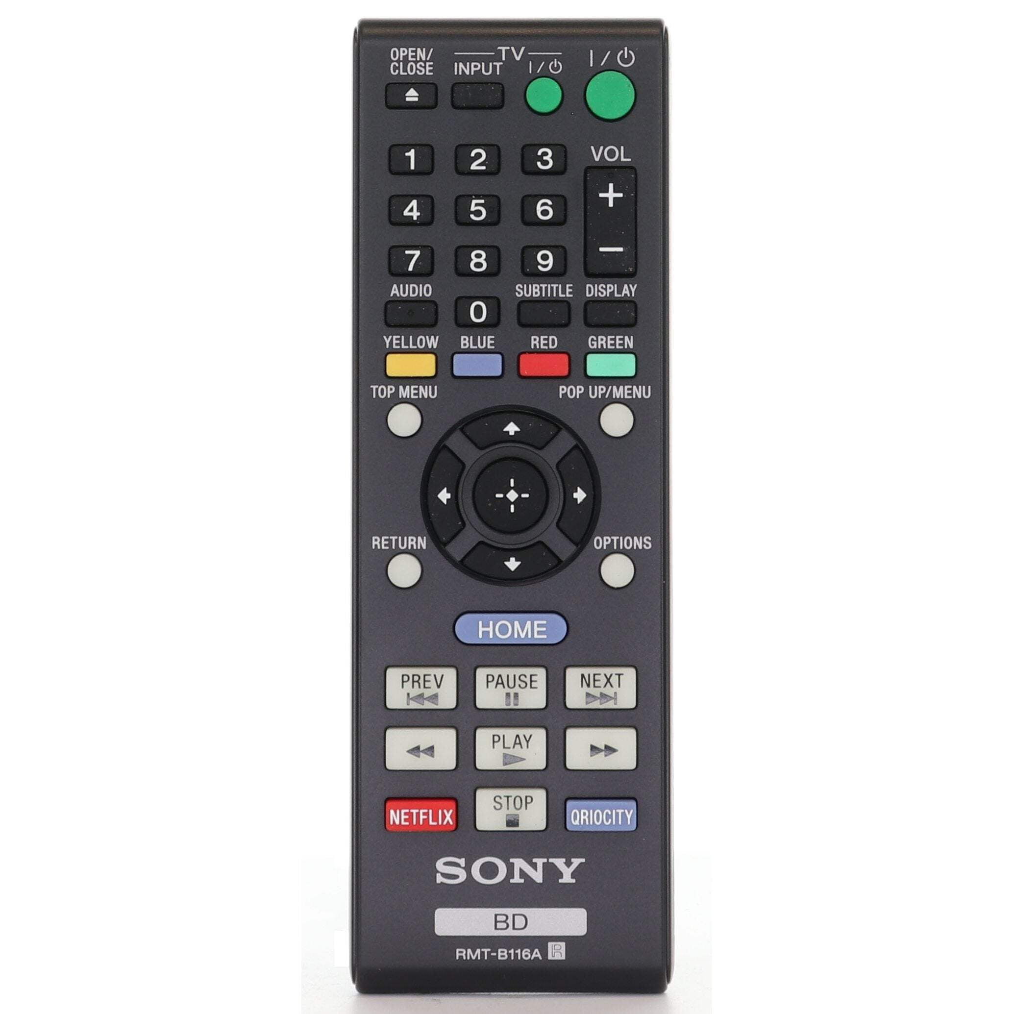 Sony RMT-B116A Blu-ray Remote Control - RMTB116A - Walmart.com