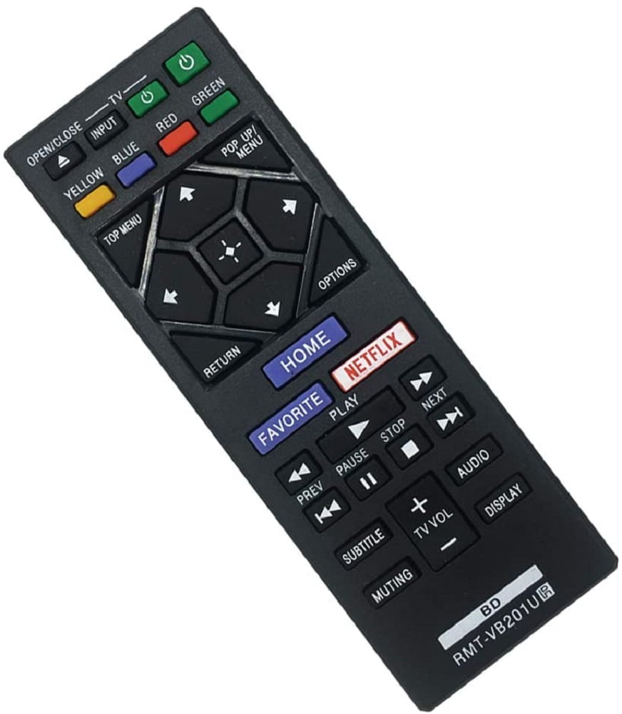 Sony RMT-VB201U Replacement Remote Control fit for Sony Blu-Ray BD Disc ...