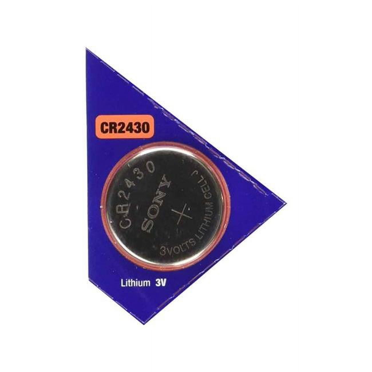 Sony SONY-CR2430 3V CR2430 Lithium Primary Coin Cell Watch Battery - Walmart.com