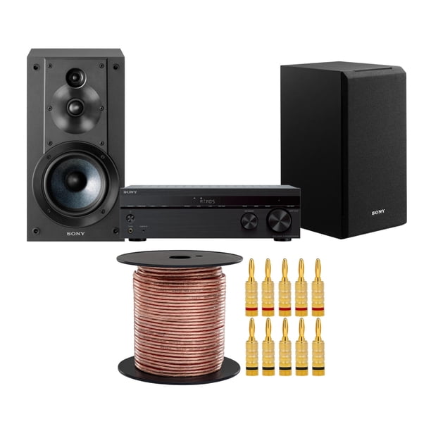 Sony STR-DH790 4K 7.2-Channel Home Theater AV Receiver w/Speaker System ...