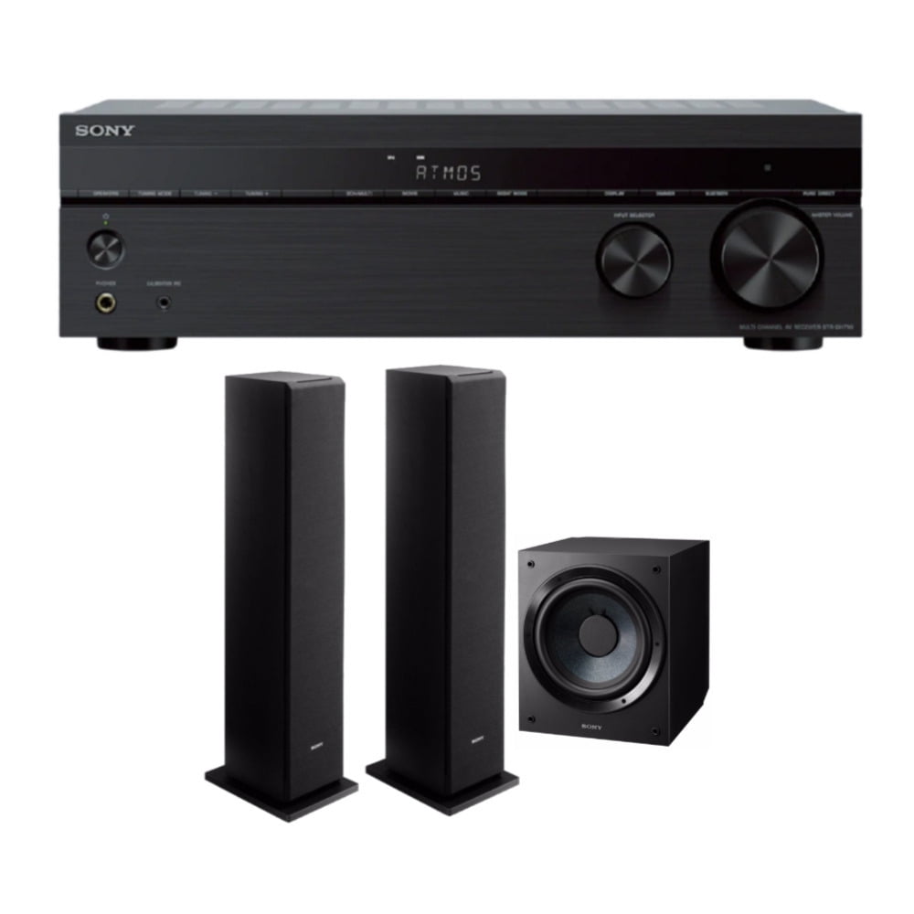 Sony STRDH590 5.2ch Home Theater AV Receiver with Speaker and Subwoofer ...