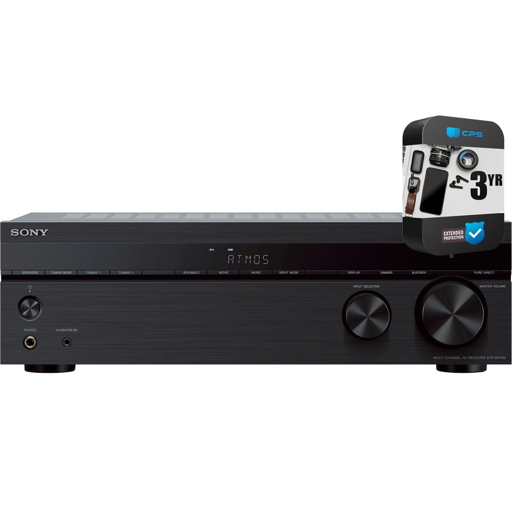 Sony STRDH790 7.2ch Home Theater Dolby Atmos AV Receiver Bundle with 3 ...