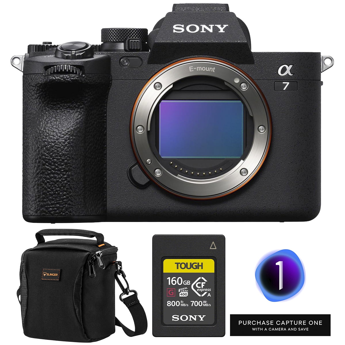 Sony Sony Alpha a7 IV Mirrorless Camera WITH SONY TOUGH 160GB CFEXPRESS CARD TYPE A CAPTURE ONE ...