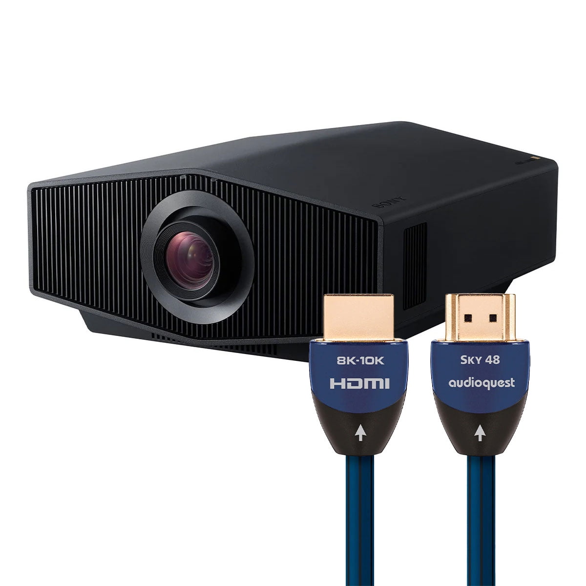 Sony VPL-XW6100ES 4K Laser Projector with AudioQuest SKY 48 3m HDMI ...