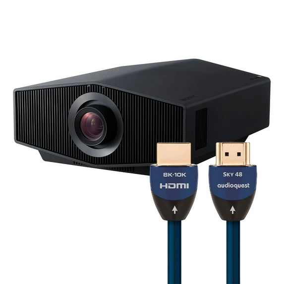 Sony VPL-XW6100ES 4K Laser Projector with AudioQuest SKY 48 3m HDMI ...