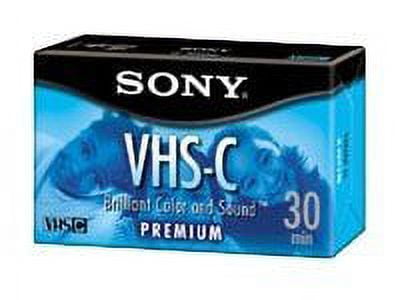 Sony TC-30VHGL - Premium - VHS-C tape - T - 3 x 30min - Walmart.com