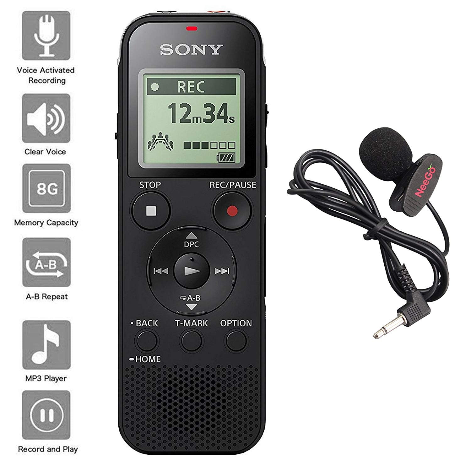 Sony Handheld Voice Recorder ICD-PX Series, Digital Audio Record with ...