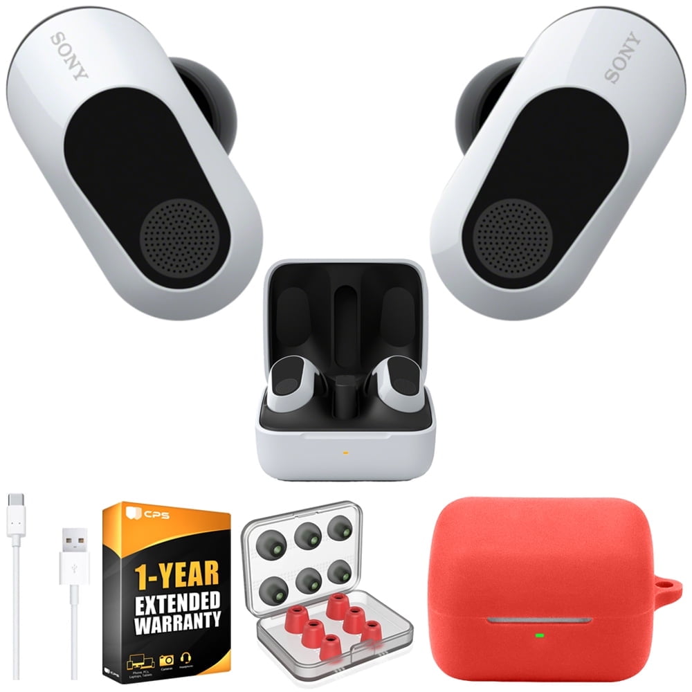 Sony WFG700N/W INZONE Buds Truly Wireless Gaming Earbuds, White Bundle ...