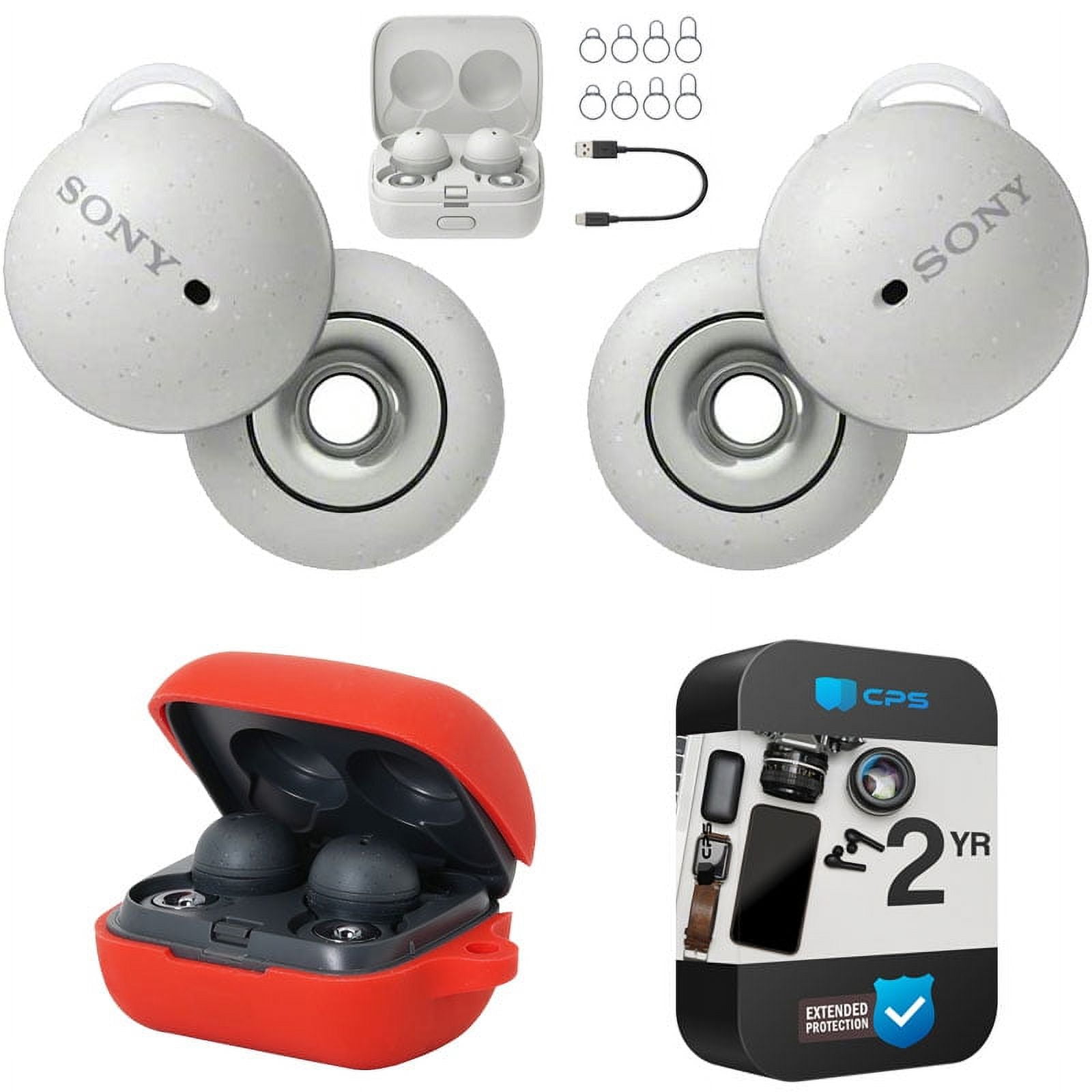 Sony WFL900 LinkBuds Truly Wireless Earbuds Headphones (White) Bundle ...