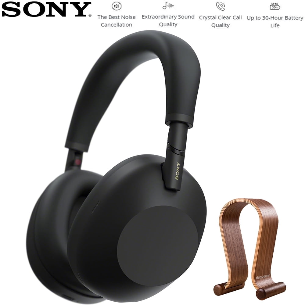 Sony WH-1000XM6/B Best Wireless Noise Canceling Headphones Black Bundle ...