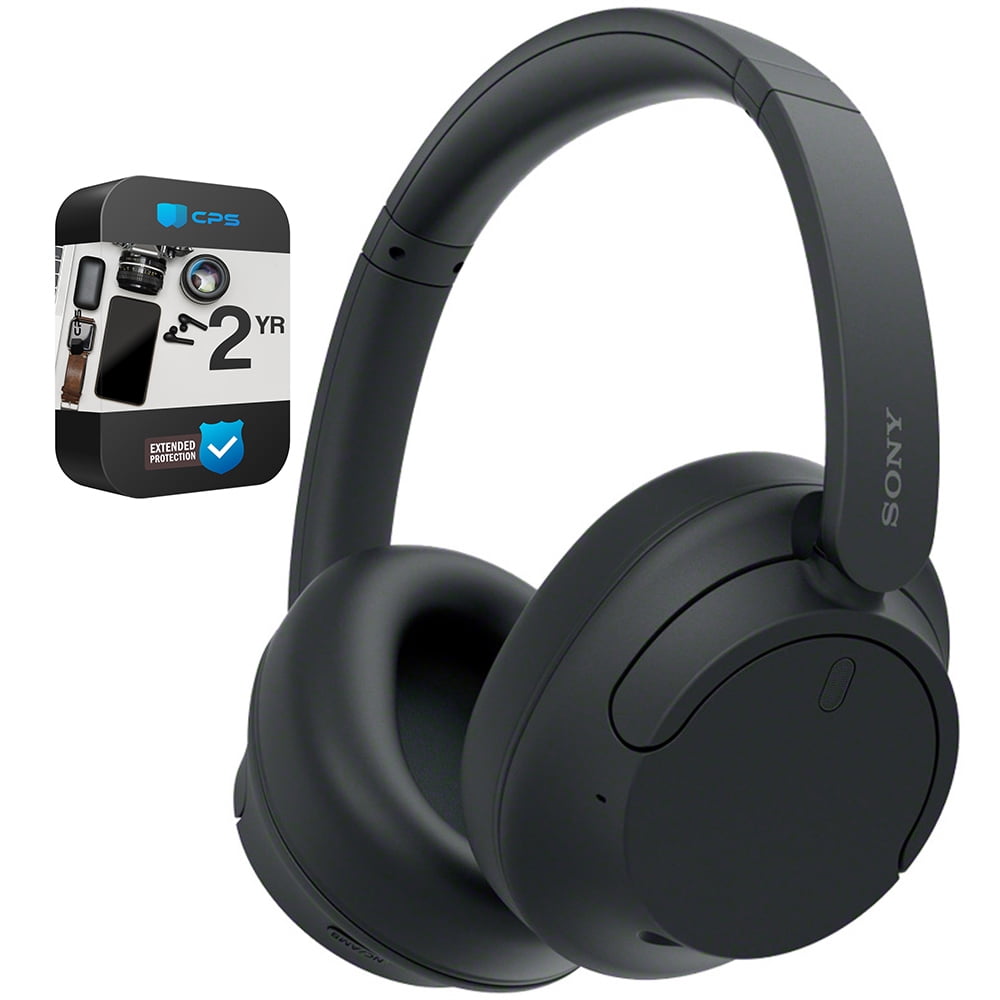 Restored Sony WHCH720N/B Wireless Noise Cancelling Headphone Black Bundle with 2 YR CPS Enhanced ...