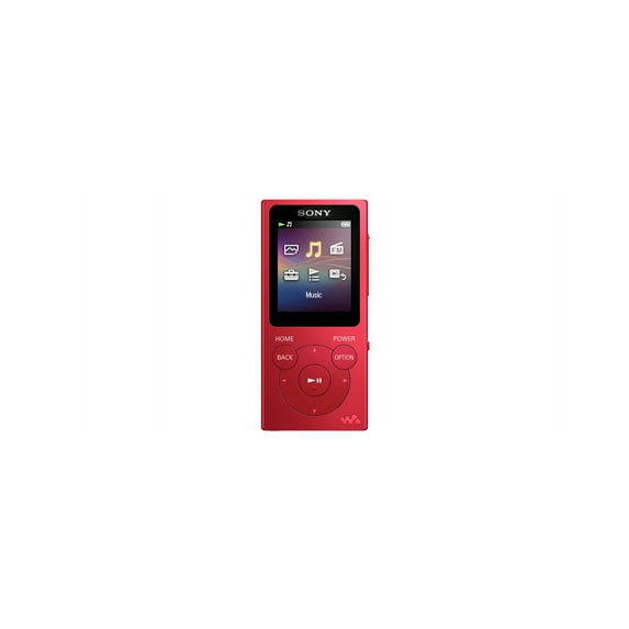 SONY Walkman® Digital Music Player, Portable, 8GB - NW-E394/R Red ...