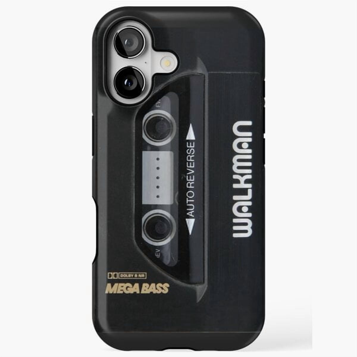 Sony Walkman Retro Cassette Music Lover Case for iPhone 17 to 11 Pro ...