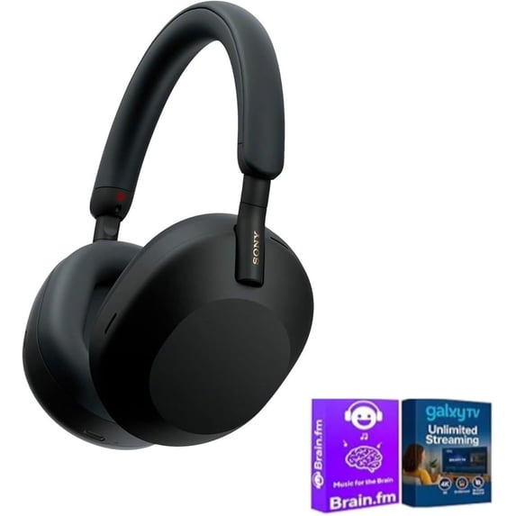 Sony Wireless Noise Canceling Over Ear Headphones Black Bluetooth ...