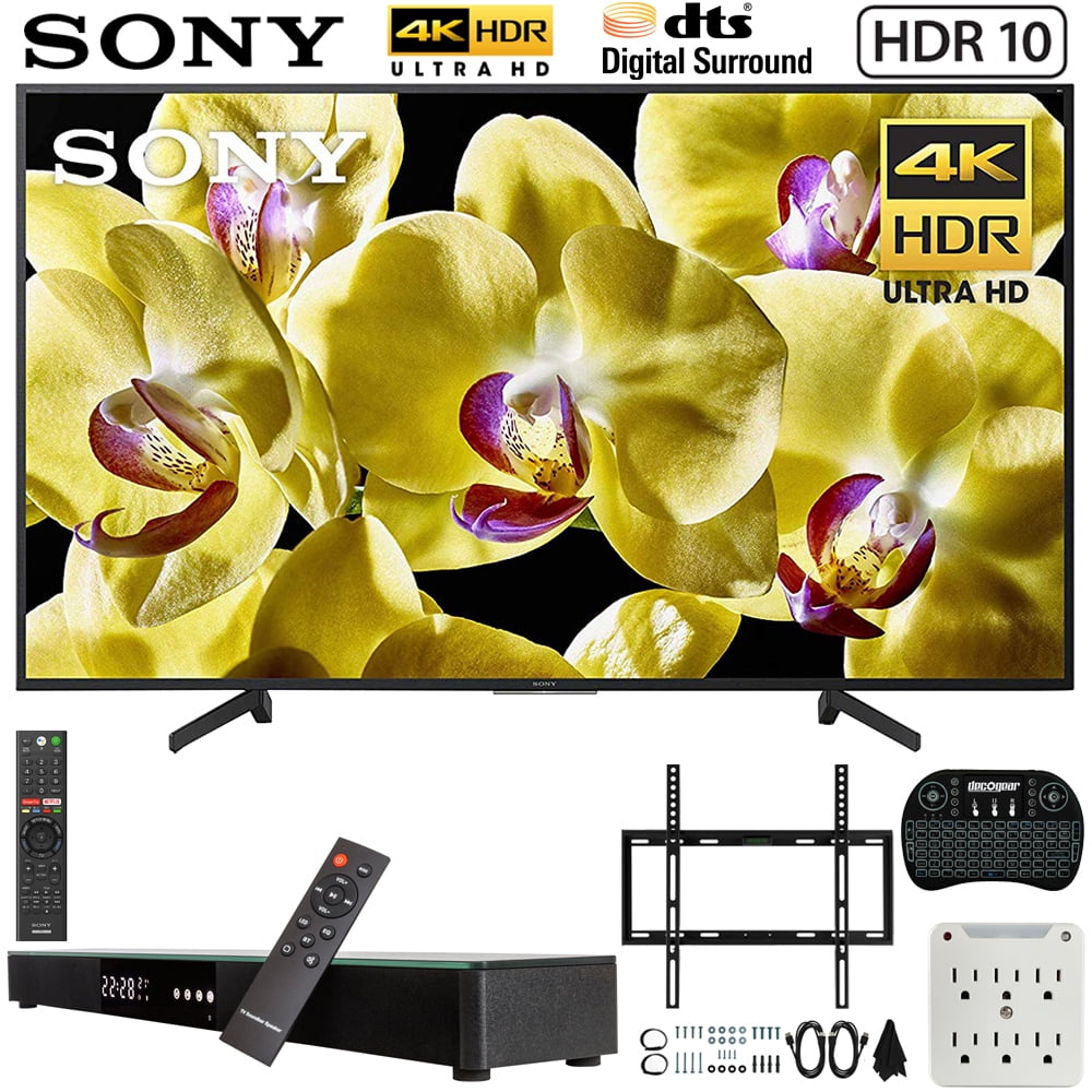 Sony XBR-65X800G 65-inch 4K Ultra HD LED Smart TV (2019) Bundle with ...