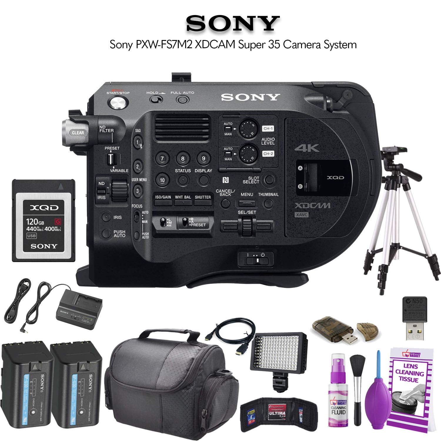Sony XDCAM Super 35 Camera System W/ 120GB Memory Card and More ...
