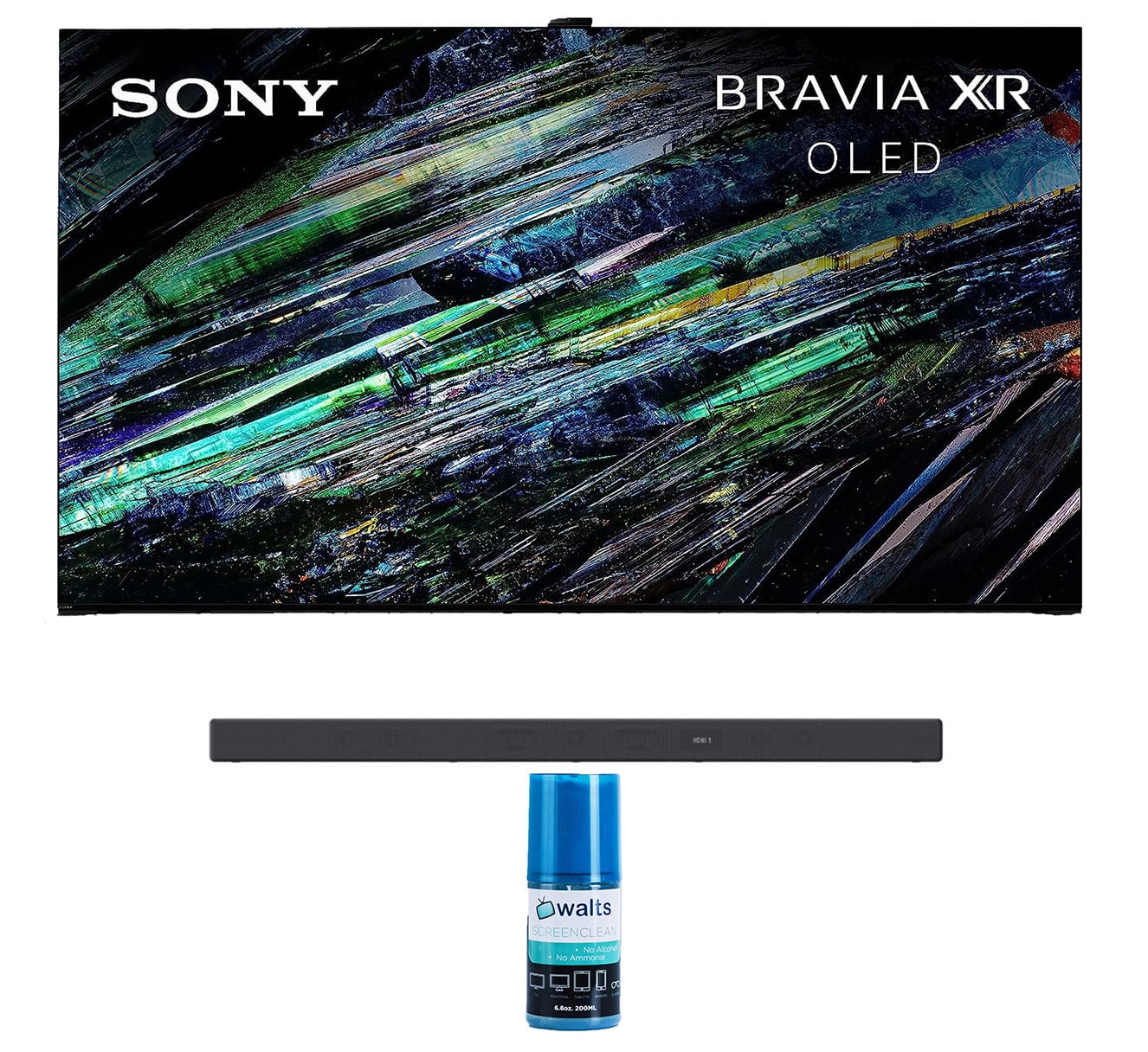 Sony XR55A95L 55 Inch QD-OLED 4K UHD Smart Google TV with AI Upscaling with a Sony HT-A7000 7.1. ...