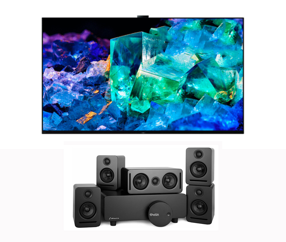 Sony XR65A95K 65" 4K BRAVIA XR HDR IMAX Enhanced Smart OLED TV with a Platin MONACO-5-1 ...