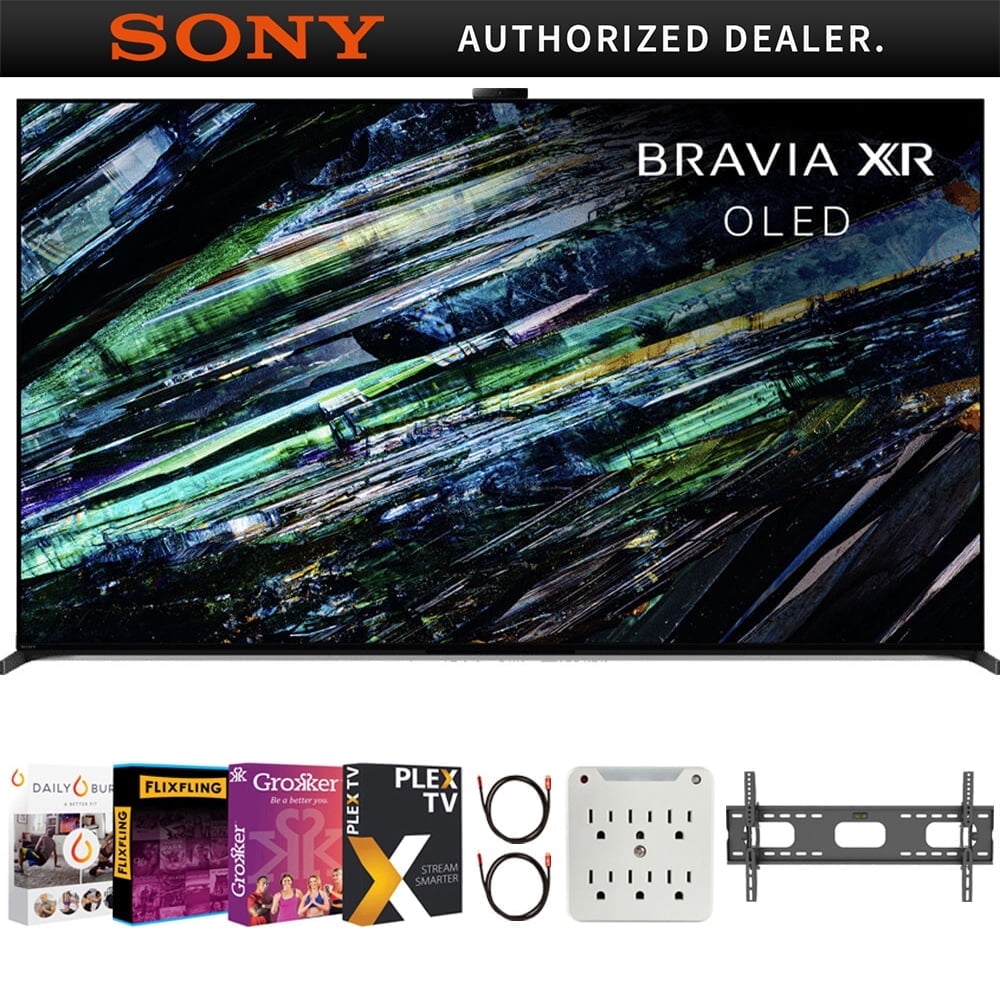 Sony XR65A95L BRAVIA XR A95L 65 inch QD-OLED 4K HDR Smart TV w/ Movies Streaming+37-100 Inch TV ...