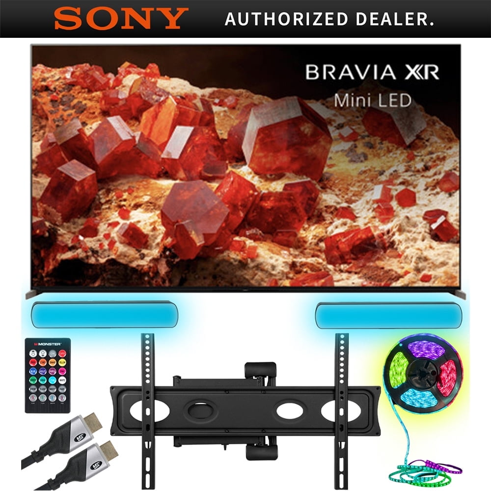 Sony XR75X93L BRAVIA XR 75 inch Class Mini LED 4K HDR Google TV 2023 Bundle w/ Full Motion Mount ...