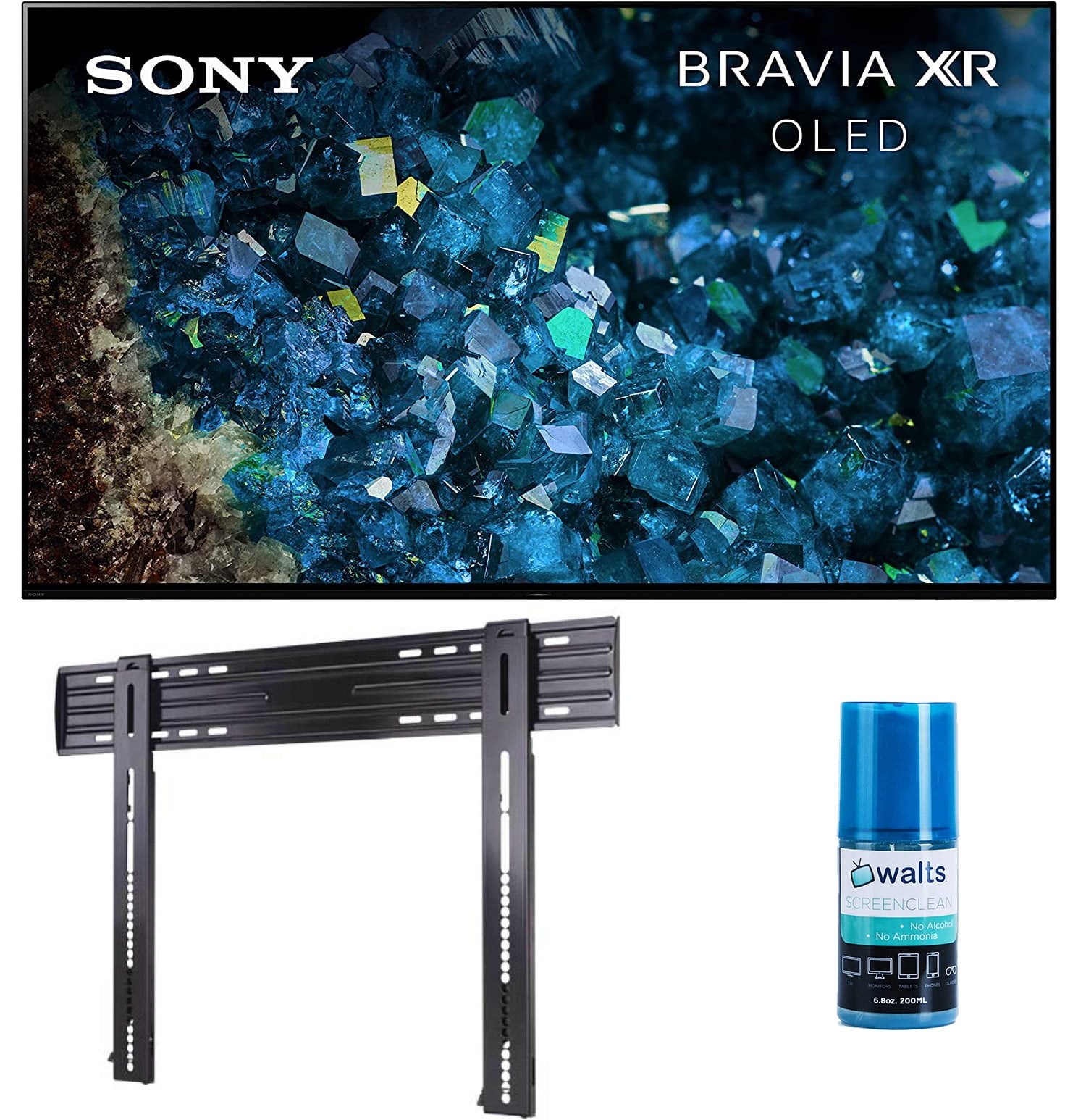 Sony XR77A80L 77 Inch 4K HDR OLED Smart Google TV with PS5 Features with a Sanus LL11-B1 Super ...